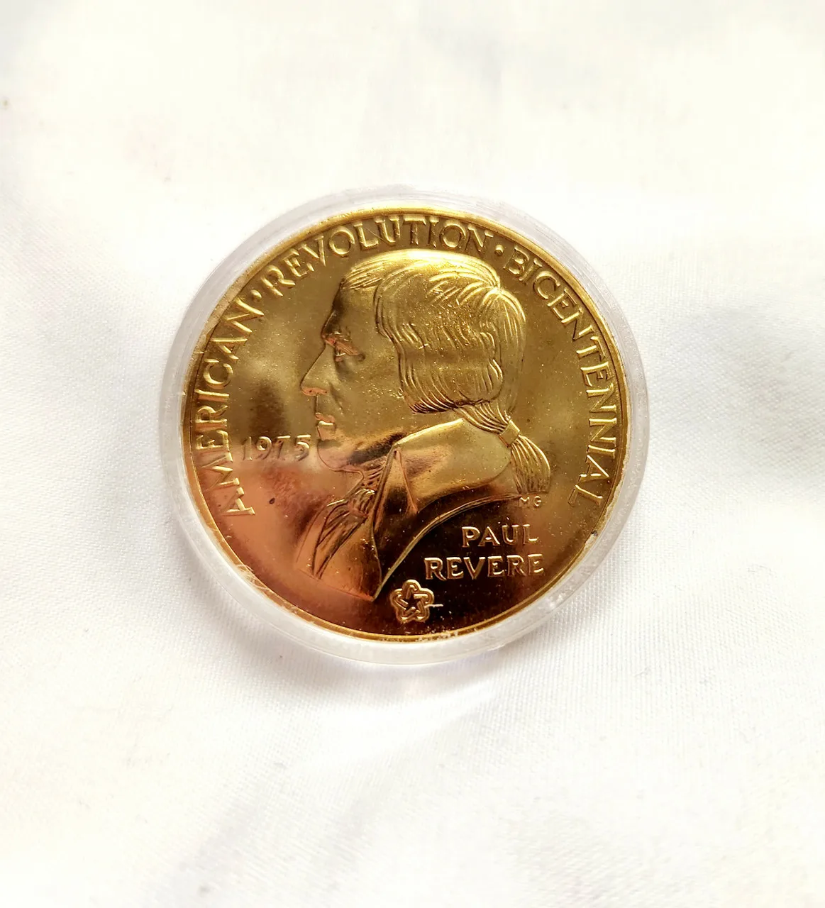 1975 Paul Revere Lexington and Concord Bicentennial Commemorative Medal ...