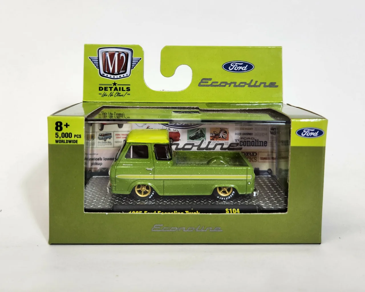 CASTLINE M2 Machines 1965 Ford Econoline Scale 1:64 Die-cast Truck ...
