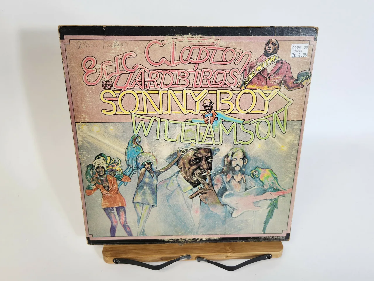 Eric Clapton and the Yardbirds Live with Sonny Boy Williamson, Original, circa 1976 (Vinyl, LP ...