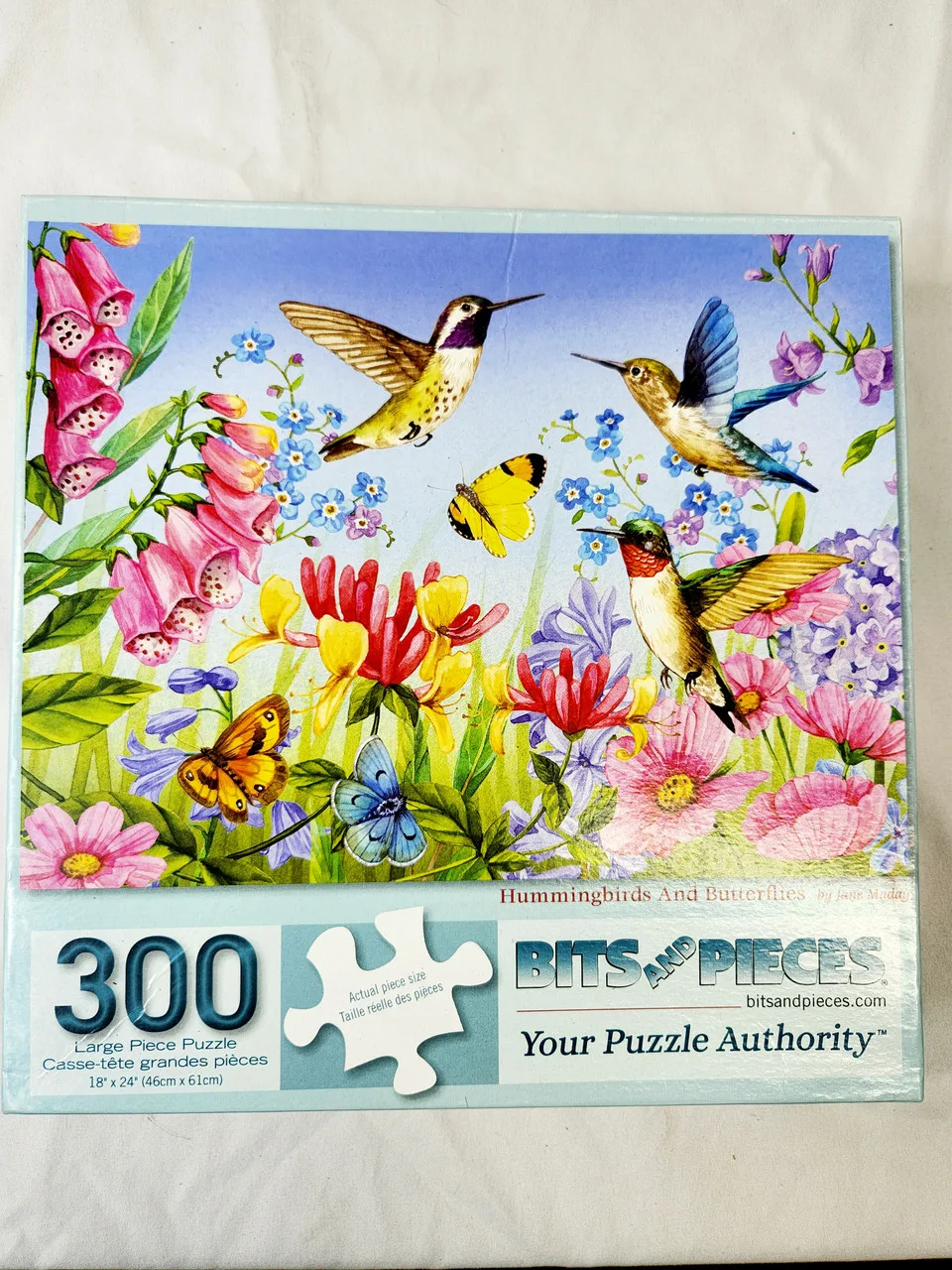 Hummingbirds And Butterflies 300-piece Puzzle - Father Joe's Villages