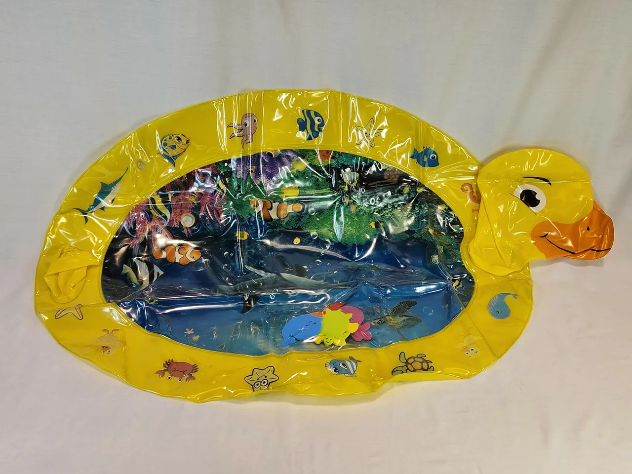 Inflatable Duck Mini Pool with Sea Animals Design, for Toddlers ...
