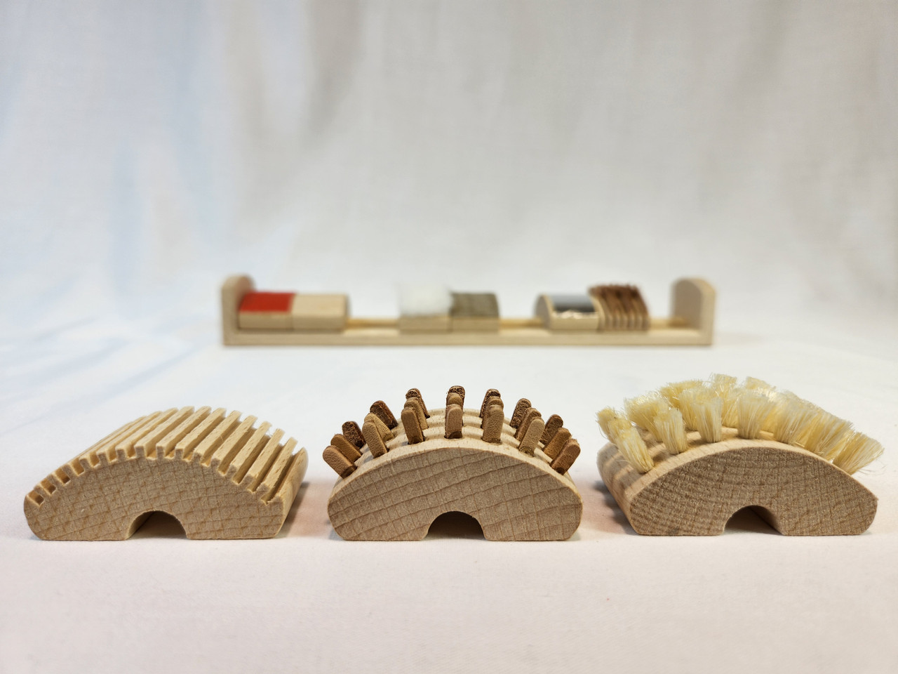 DUSYMA Wooden Tactile Bars Interactive Educational Tool for Toddlers ...