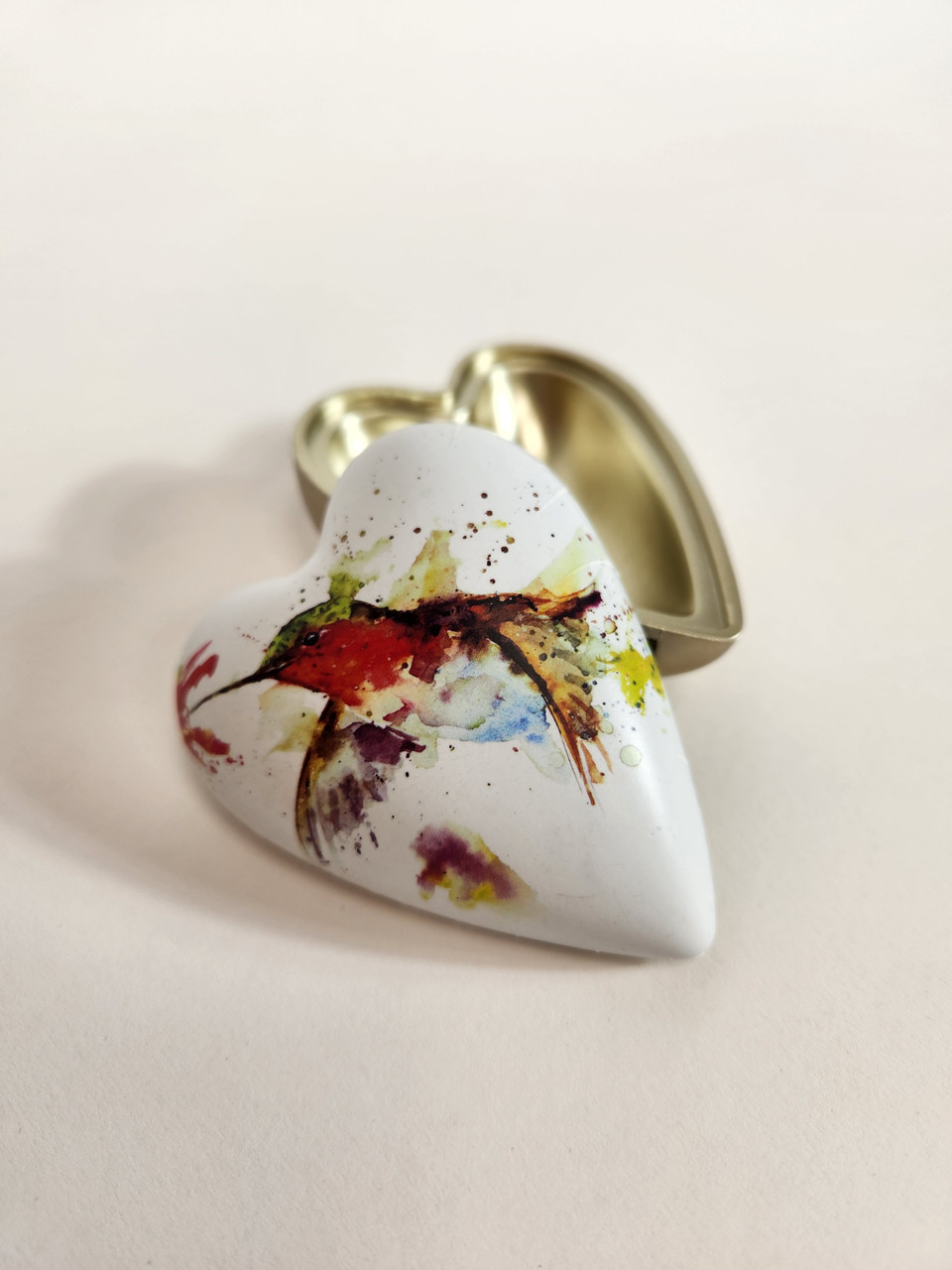 ART HEARTS Heart-shaped Hummingbird Trinket Box with Lid - Father Joe's ...