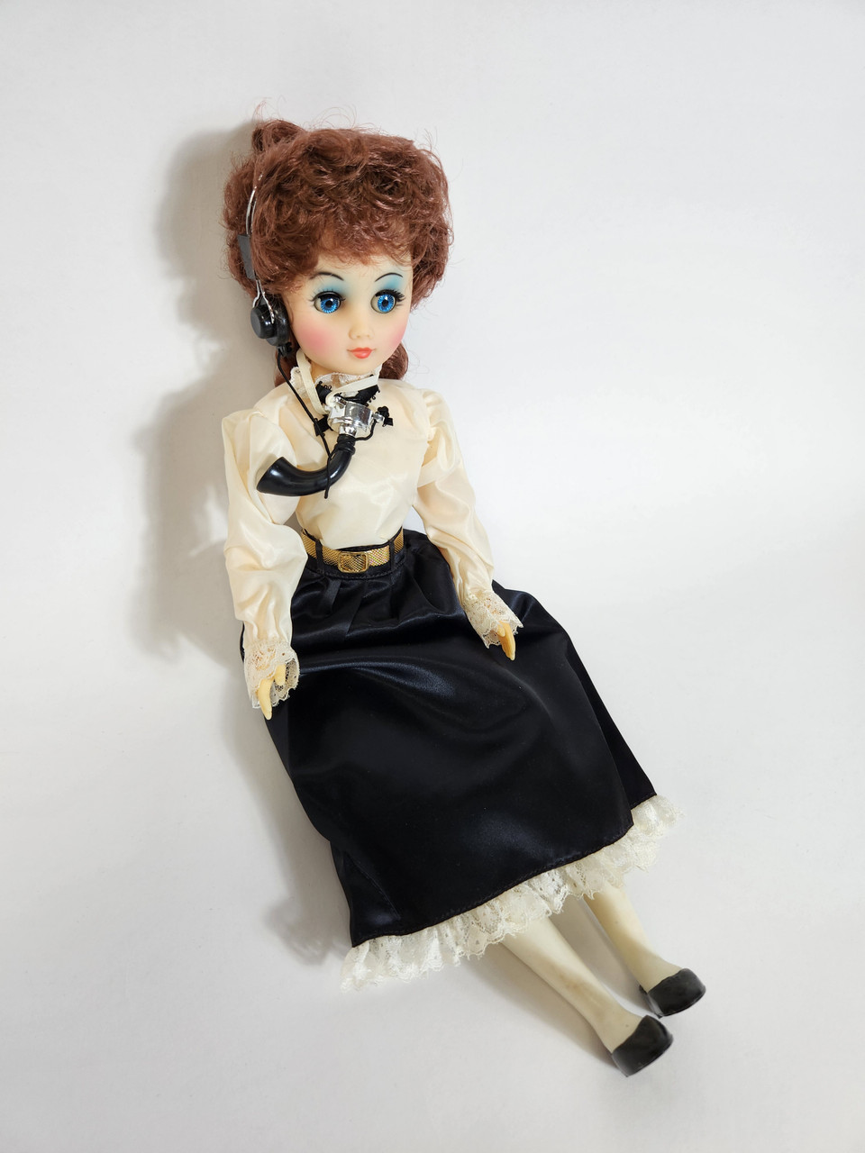 Vintage Telephone People 1890s Operator Doll, Circa 1984 (Damaged ...