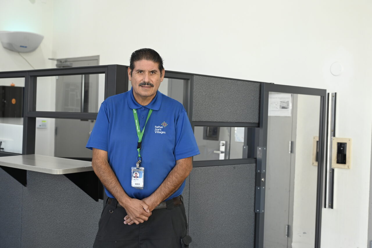 I’m the first face many people see at Father Joe’s. Here’s how I connect with them.