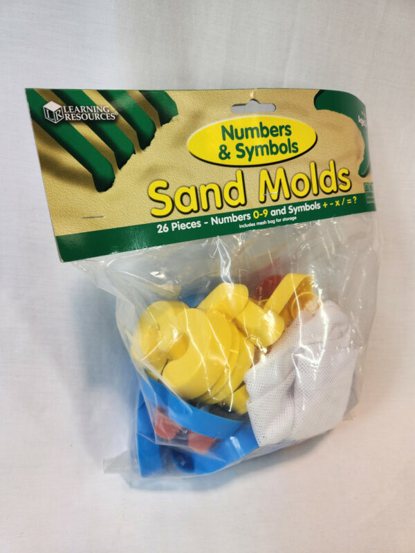 LEARNING RESOURCES Sand Molds: Numbers and Symbols - Father Joe's Villages