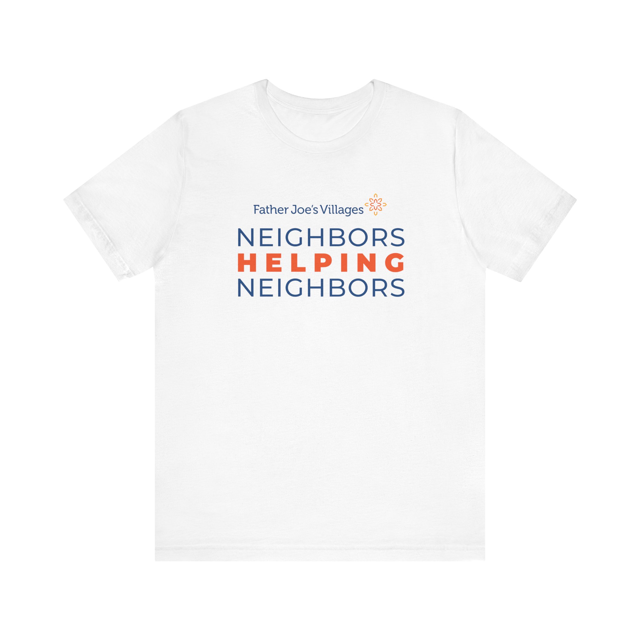 Neighbors Helping Neighbors Logo T-shirt - Father Joes Villages